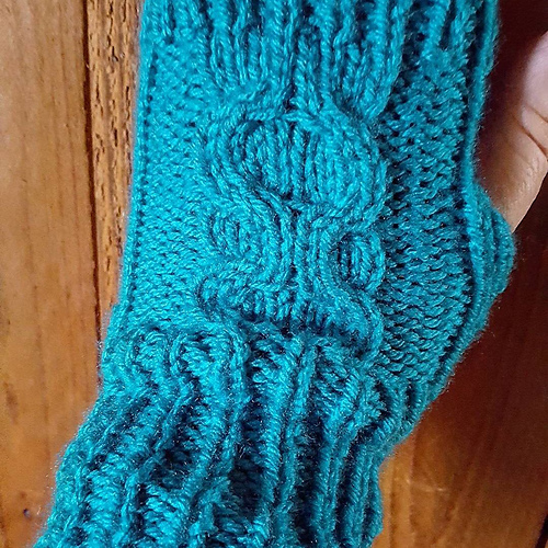 Ravelry: Cabled Wristers pattern by Cathy Payson