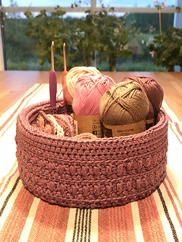 Ravelry: Organised Project Basket pattern by Joy Clements