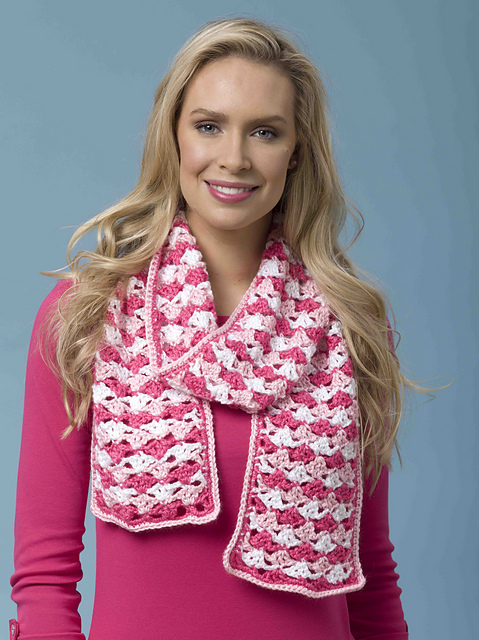 Ravelry: Three-Color Scarf pattern by Diane Moyer