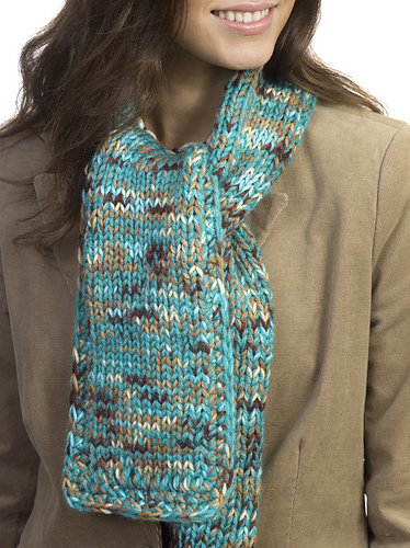 Ravelry: Two Ocean Pocket Knitter Scarf pattern by Carrie Carpenter