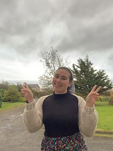 Ravelry: Samantha Sleeves Shrug pattern by Pam Carr