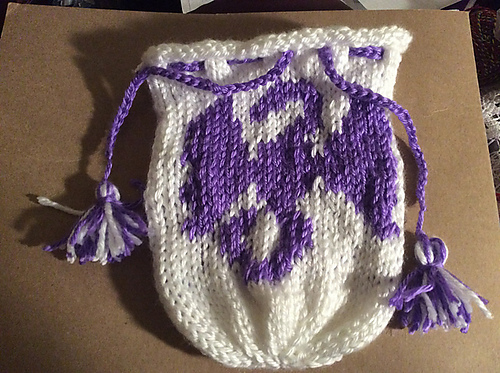 Ravelry: Dragon Dice Bag pattern by Susan Minter