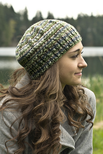 Ravelry: Striped Stocking Cap pattern by Lin Damrell