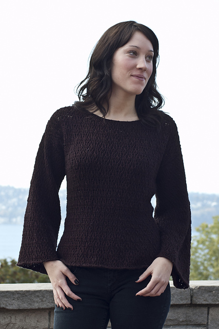 Ravelry: Espresso Pullover pattern by Jamie Besel