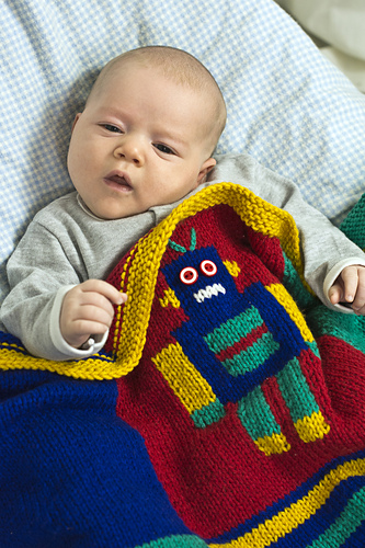 Ravelry: Robot Blanket pattern by Amy Bahrt