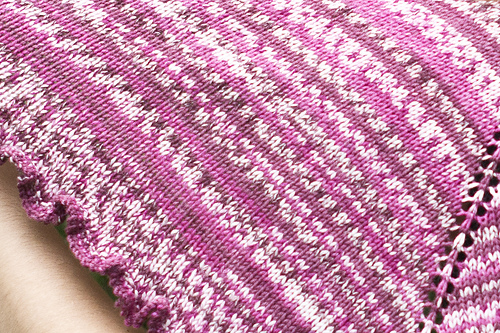 Ravelry: Shawl With Ruffle pattern by Shannon Dunbabin