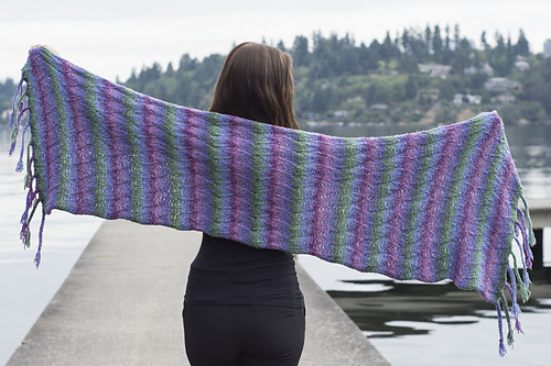 Ravelry: Lavender Sunset Wrap pattern by Ethel Weinberg