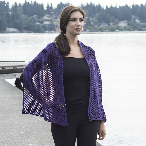 Ravelry: Bird's Eye Lace Wrap pattern by Shannon Dunbabin