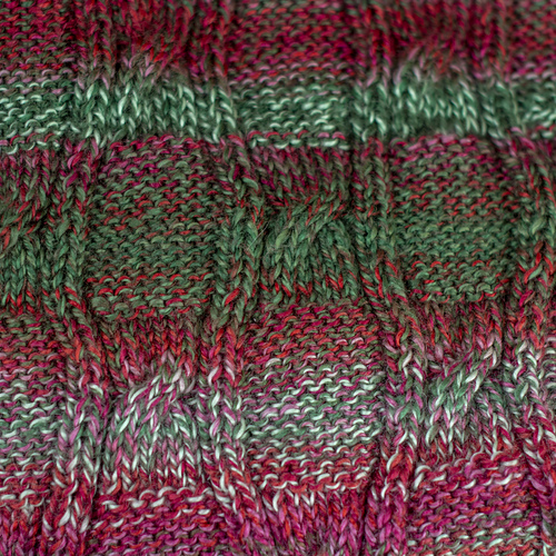 Ravelry: Moving Cables Holiday Throw pattern by Sheila Joynes