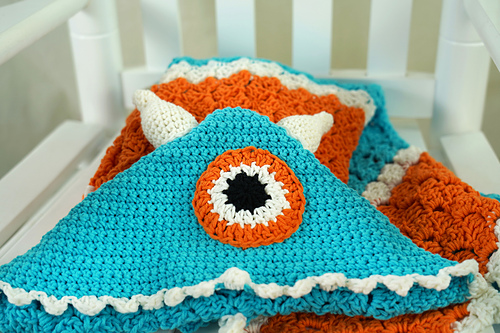 Ravelry: Monster Hooded Blanket pattern by Kristi Simpson