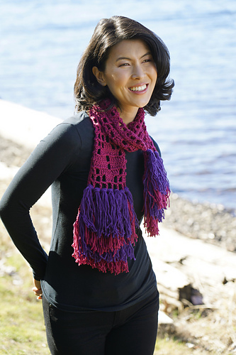 Ravelry: Waterfall Scarf pattern by Kristen Stoltzfus