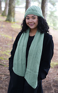 Ravelry: Parallel Lines Hat and Scarf pattern by Cascade Yarns® Design Team