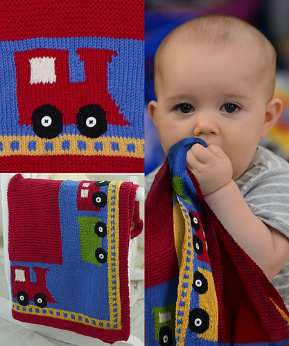 Ravelry: Train Blanket pattern by Amy Bahrt