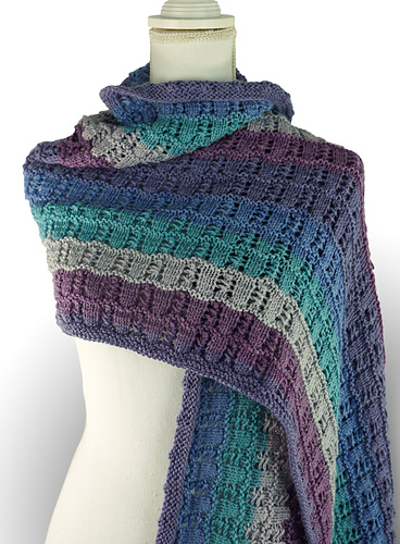 Ravelry: Lacy Prayer Shawl pattern by Joan Horton