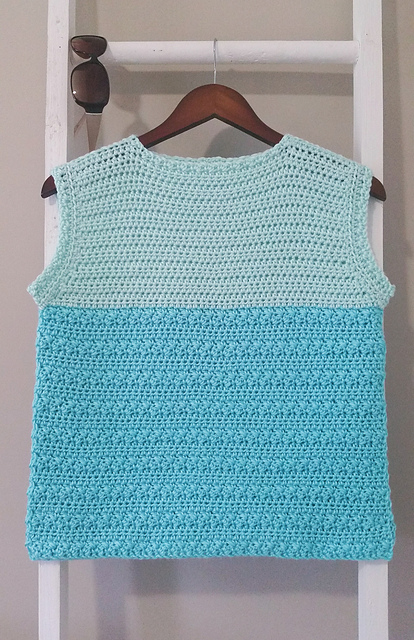 Ravelry: Easy Sleeveless Shell pattern by Kathryn Dawn