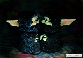 Ravelry: Baby Yoda Robe Pouch with Hood pattern by Clover Castle