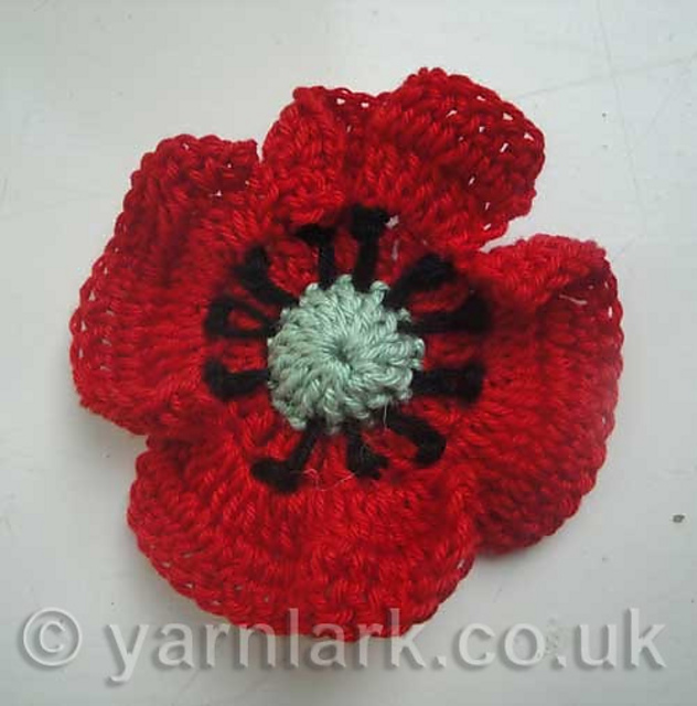 Ravelry: Remembrance Day Crochet Field Poppy pattern by Catherine ...