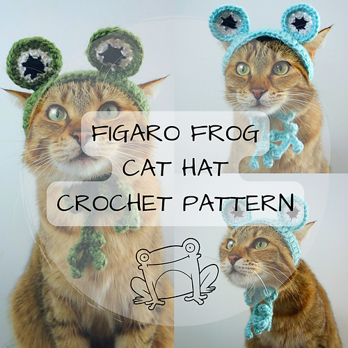 Ravelry: Figaro Frog Cat Hat pattern by Charlotte Aimee