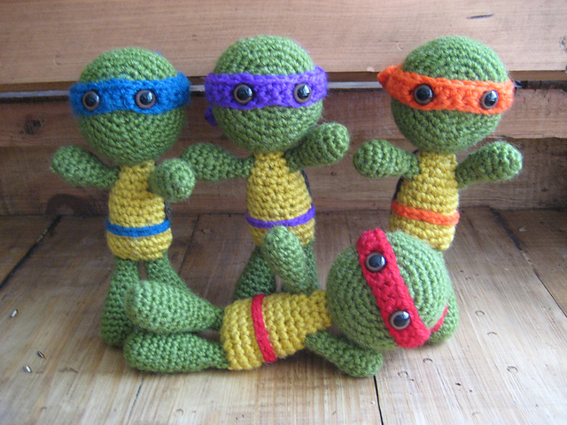 Ravelry: Teenage Mutant Ninja Turtles-Crochet pattern by atsuko