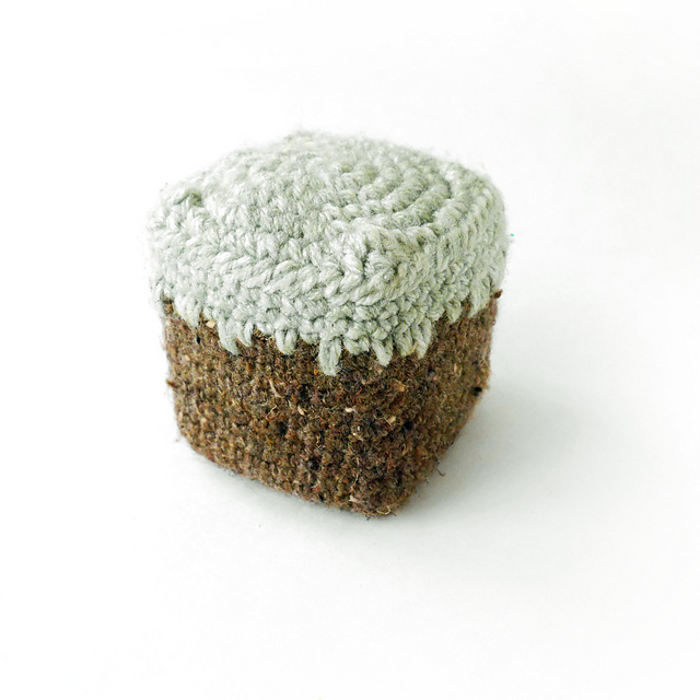 Ravelry: CedarLinn's Minecraft Grass Block