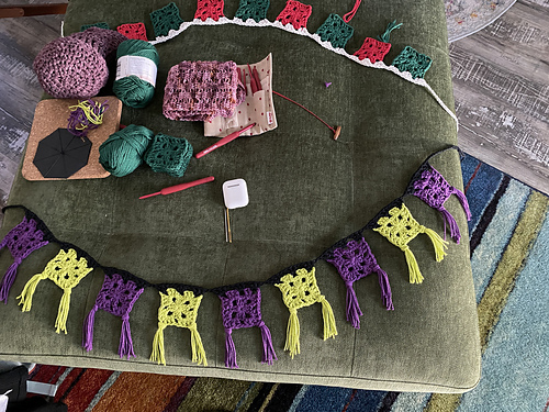 Ravelry: Granny Square Bunting pattern by Salena Baca