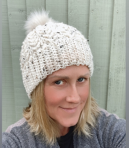 Ravelry: Wrapped Arrow Stitch Beanie pattern by Cesca Woodrow
