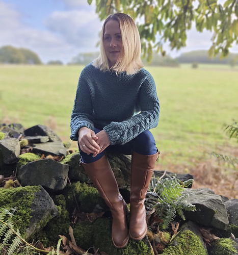 Ravelry: Cable Sleeve Jumper pattern by Cesca Woodrow