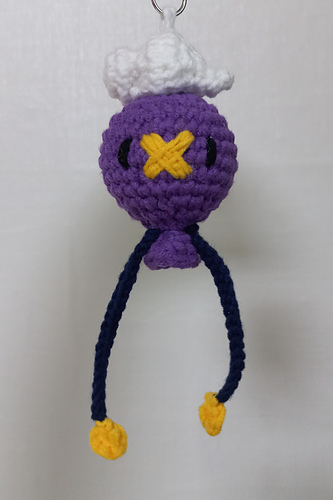 Ravelry: Drifloon amigurumi keychain pattern by Chaon Lim
