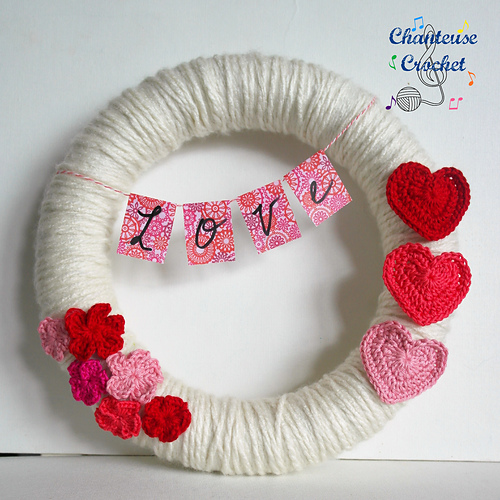 Ravelry: ChanteuseCrochet's Valentine's Wreath
