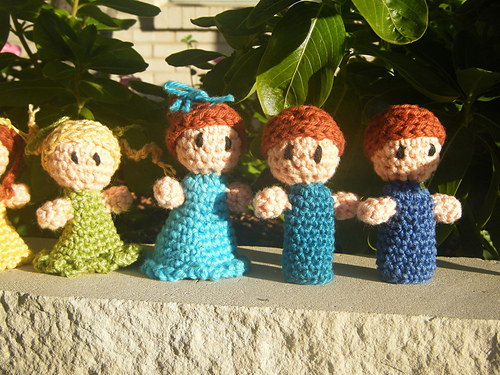 Ravelry: Little Finger Friends Finger Puppets pattern by Abigail Gonzalez