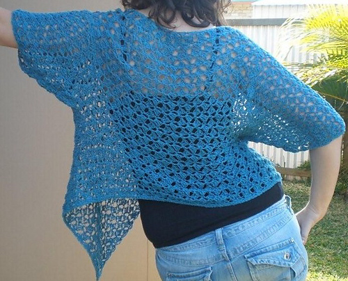Ravelry: Blue Wrap Cardigan pattern by Jenny King