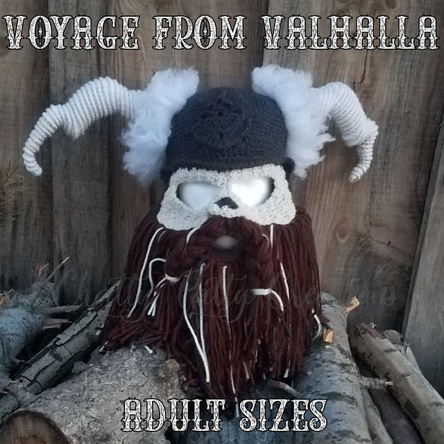 Ravelry: Voyage from Valhalla Viking Helmet pattern by Patricia Holmes