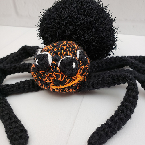 Ravelry: Webster the Spider Scrubby Amigurumi pattern by Charlyn Smith