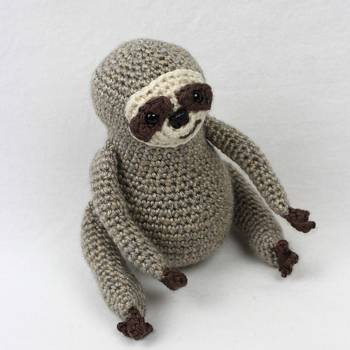 Ravelry: Samson the Cyborg Sloth Amigurumi pattern by Charlyn Smith
