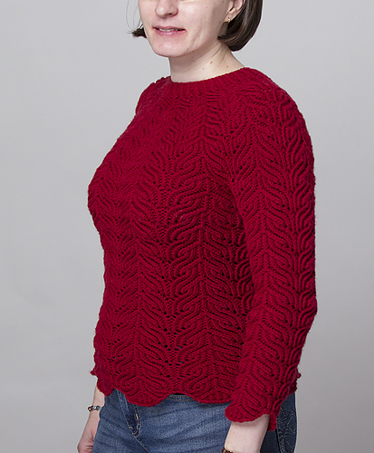Ravelry: Quick Knit One-Ball Lace Jumper A La Rus pattern by Mrs Buttons
