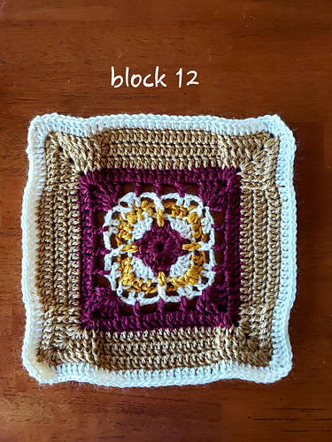 Ravelry: Framed 4 Cluster Corner Square pattern by Joanita Theron