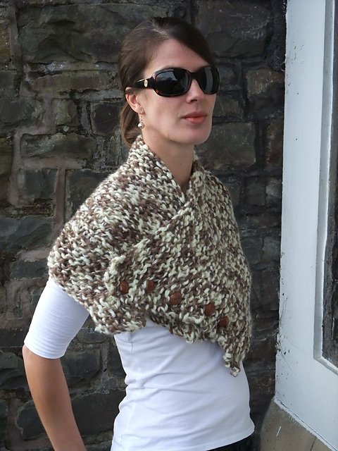 Ravelry: Chunky Shoulder Wrap pattern by Charlie Button