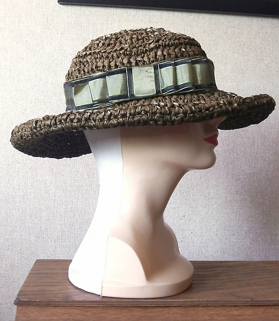 Ravelry: Paper Raffia Wide-Brim Hat pattern by Mary E. Nolfi