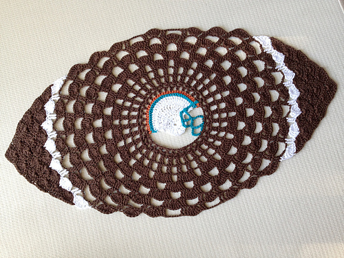 Ravelry: Touchdown Doily pattern by Cherie Bernatt
