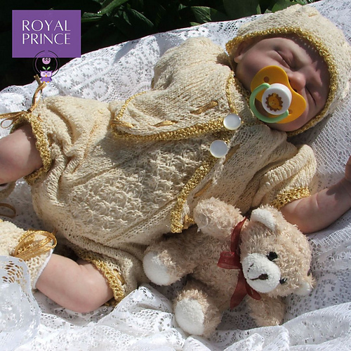 Ravelry: Royal Prince Baby Romper Set pattern by Cherished Designs UK