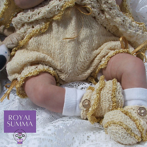Ravelry: Royal Summa Baby Dress Set pattern by Cherished Designs UK