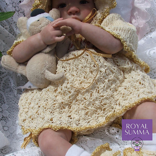 Ravelry: Royal Summa Baby Dress Set pattern by Cherished Designs UK