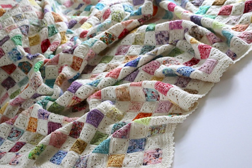 Ravelry: Battenberg Blanket pattern by Sandra Paul