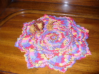 Ravelry: CherryYarn's tie dye doily