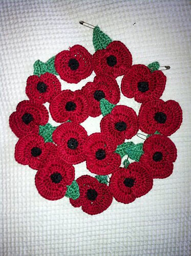 Ravelry: Crochet Remembrance Poppy pattern by Bilgewater Davis
