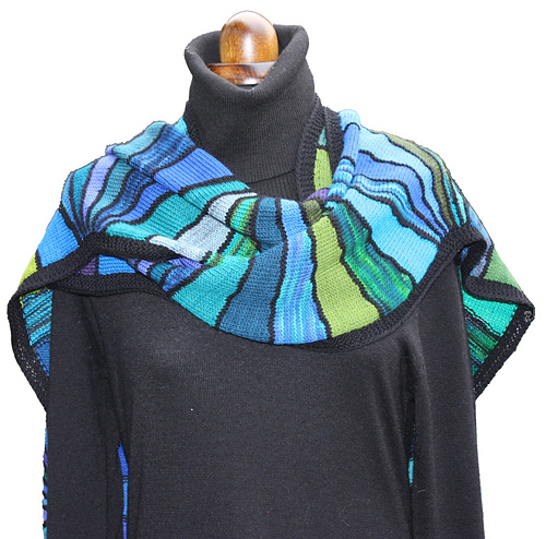 Ravelry: deep No. 1 - Scarf pattern by Chibcha Olivia