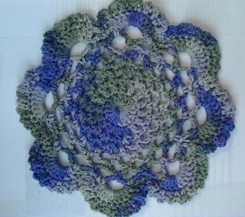 Ravelry: Lacy Petals Dishcloth pattern by April Moreland