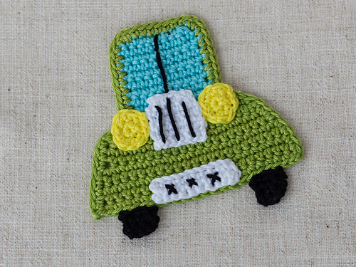 Ravelry: Classic Car Crochet Applique pattern by Carmen Rosemann