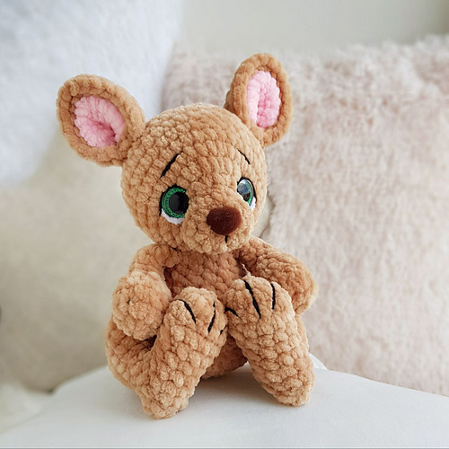 Ravelry: Kangaroo plush toy pattern by Ekaterina Chirkova