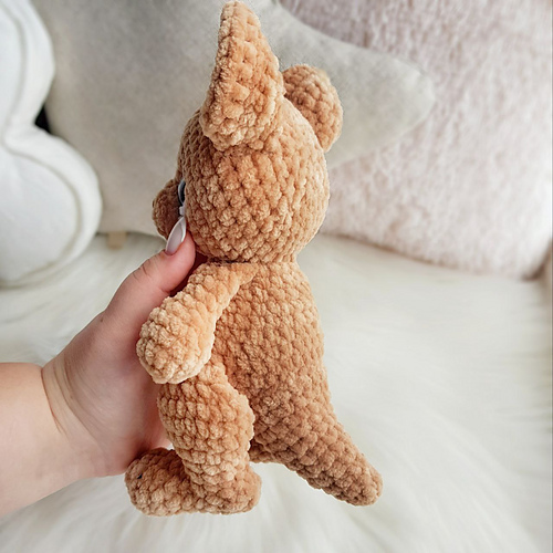 Ravelry: Kangaroo plush toy pattern by Ekaterina Chirkova